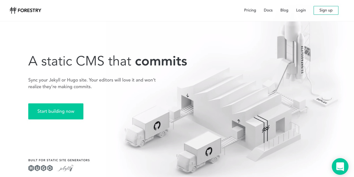 Showcase: Forestry.io